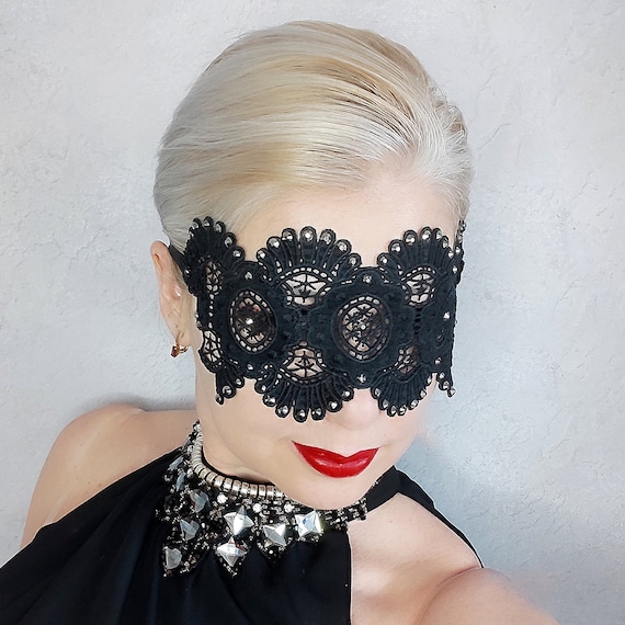 Black Lace Mask For Eyes