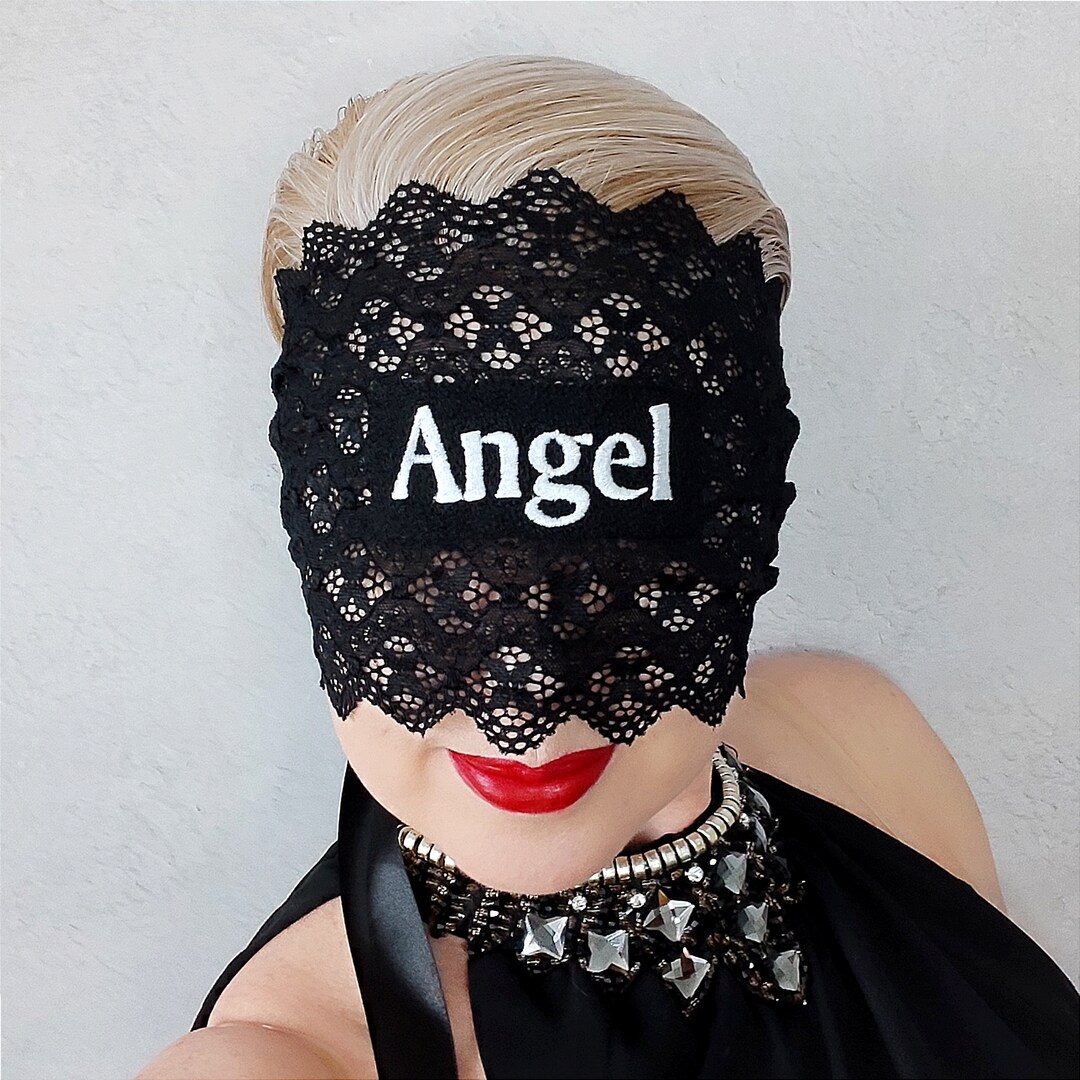 Black Lace Mask Angel, Masquerade Ball Mask, Mystery Mask, Sheer Lace ...