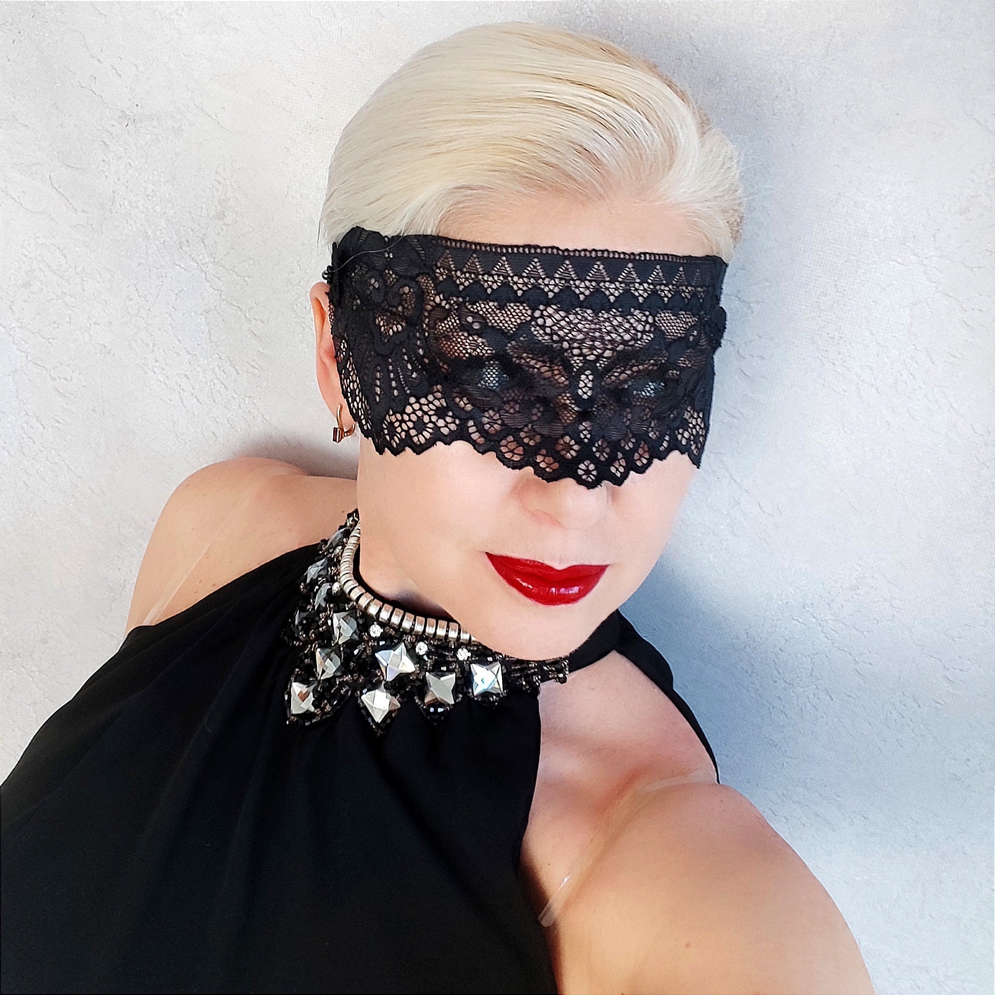 Black Lace Masquerade Mask Gothic Wedding Mask Mystery Mask - Etsy