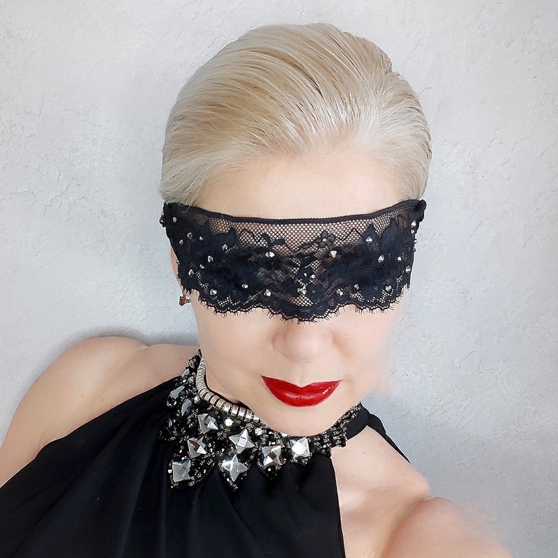 Lace Mask for Eyewear - Etsy