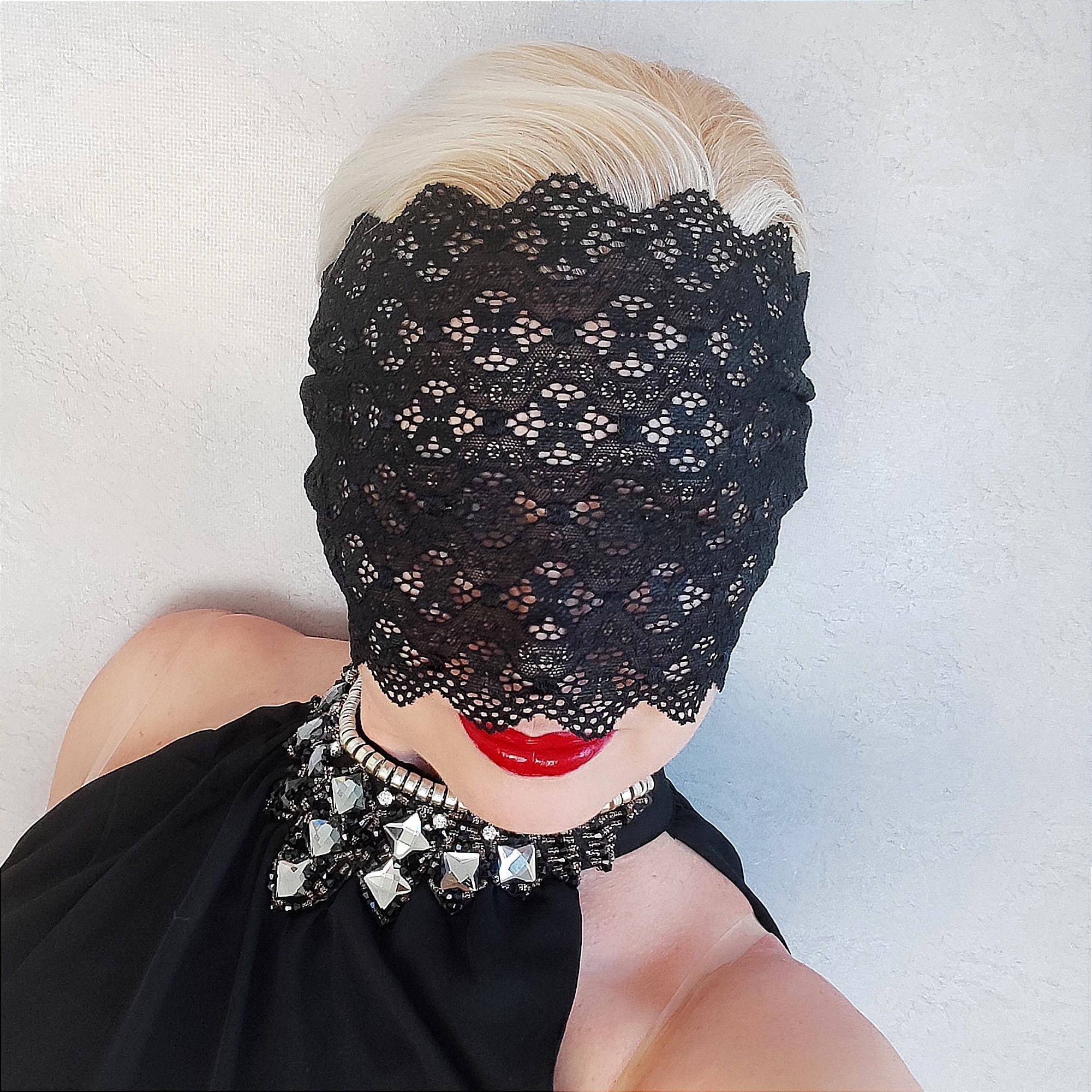 Black Lace Masquerade Mask, Carnival Lace Mask, Bachelorette Party Mask ...