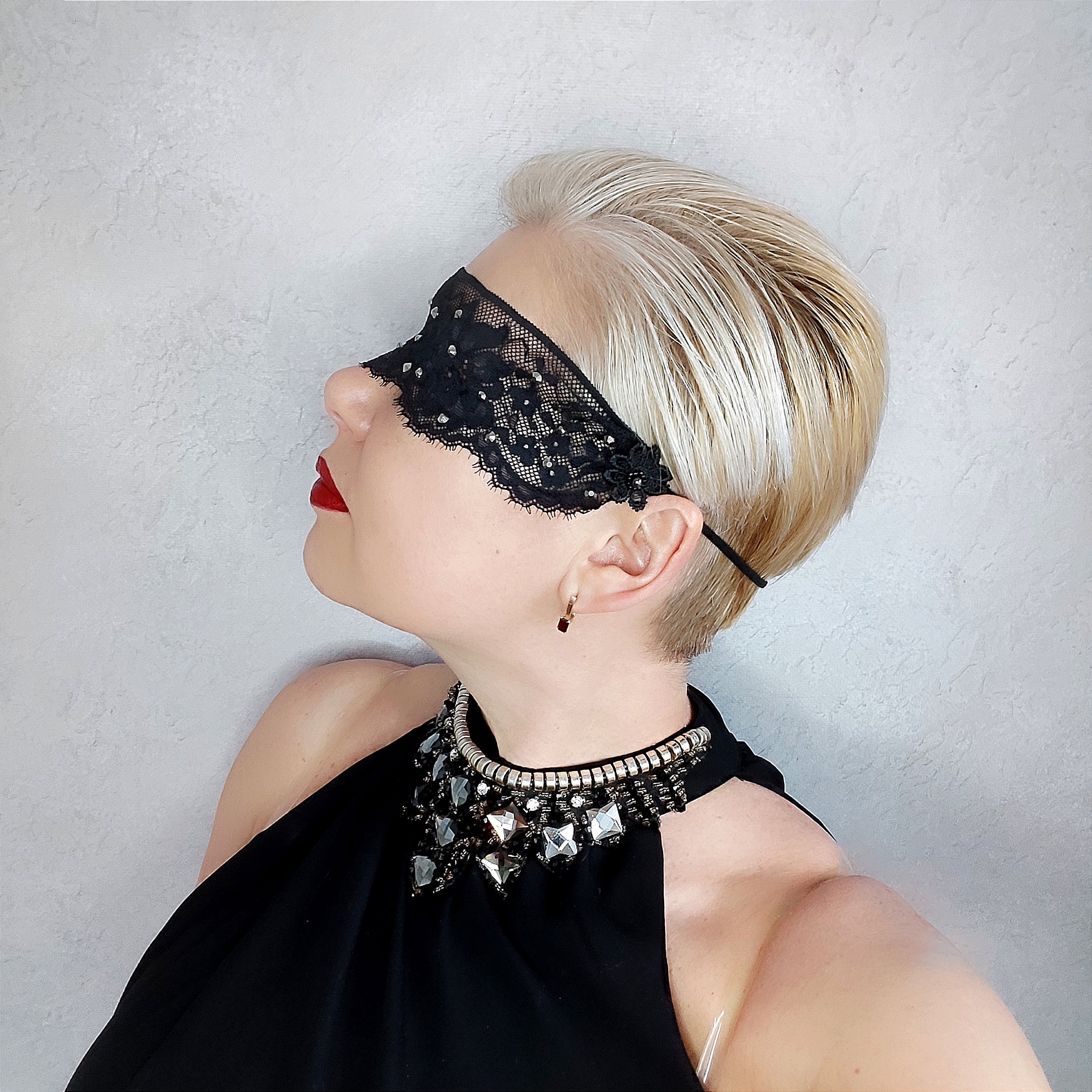 Black Lace Eye Masks, See Through Mask, Masquerade Ball Mask, Sheer ...