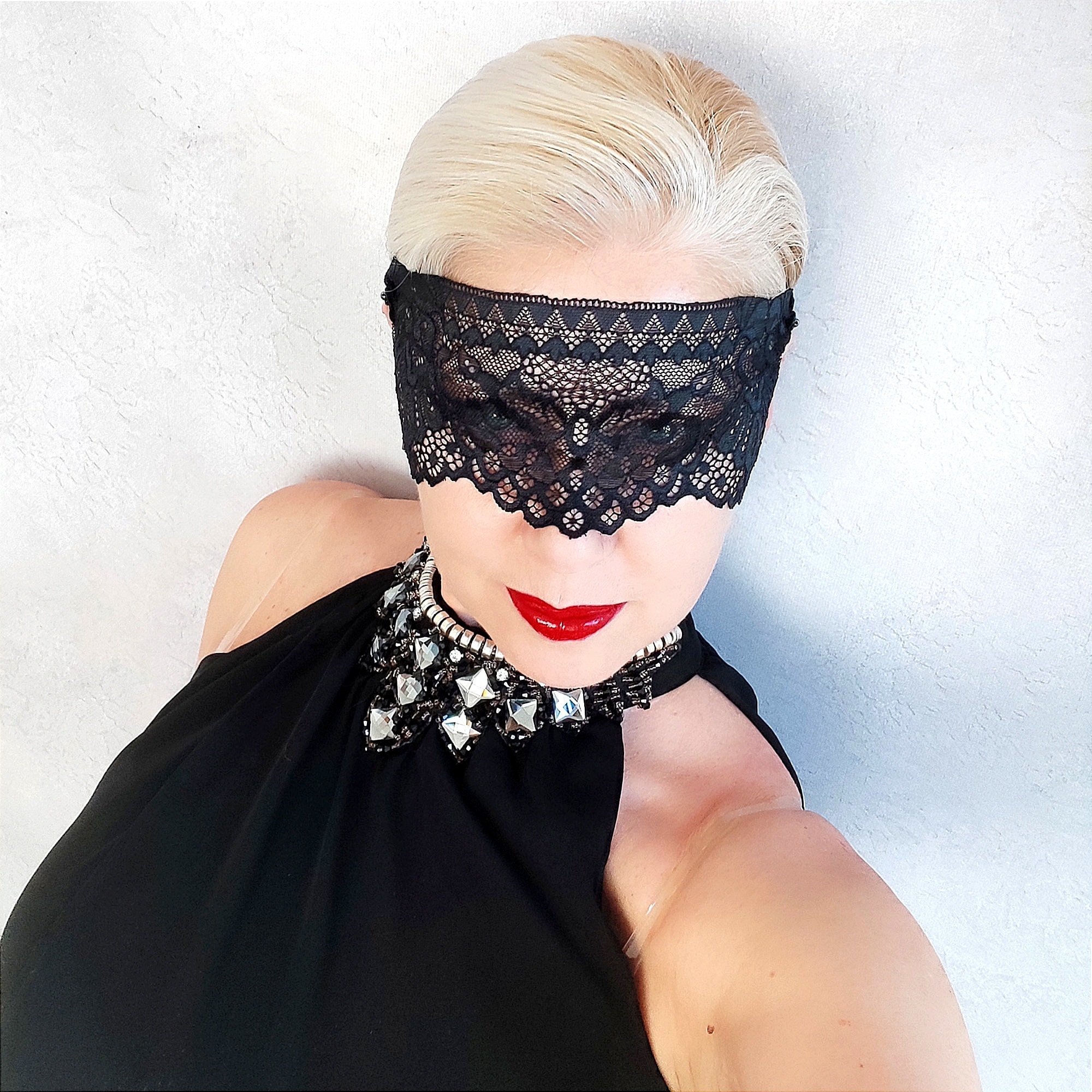 Black Lace Masquerade Mask, Gothic Wedding Mask, Mystery Mask, Mardi ...