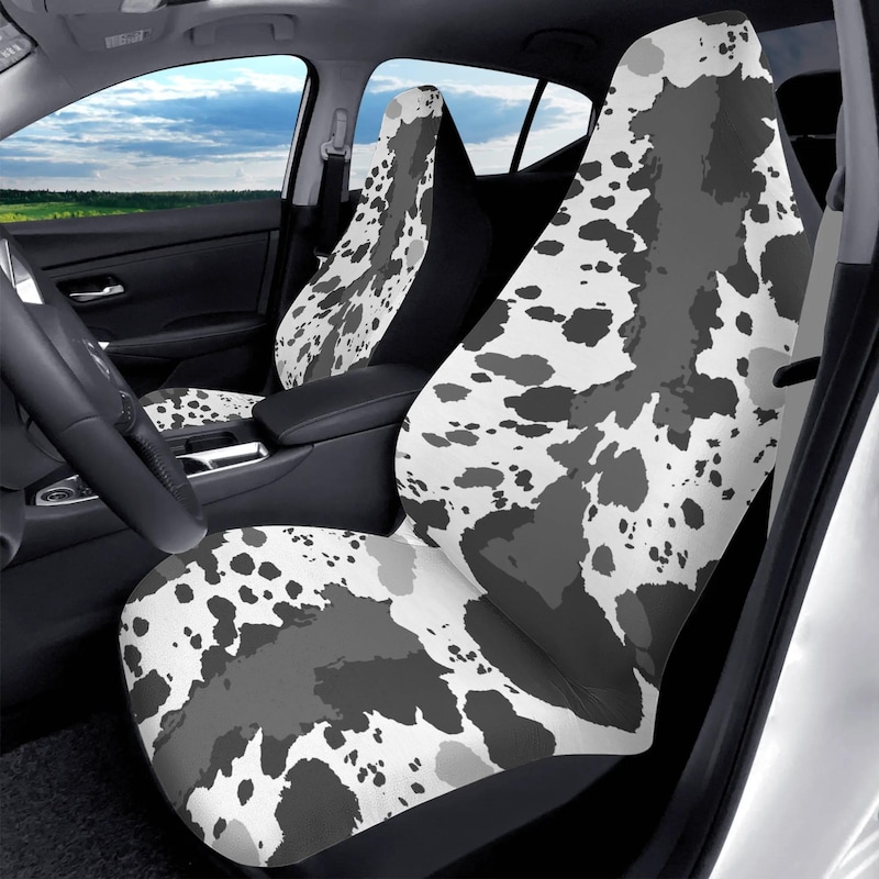 Cow Print Car Seat Covers - Etsy