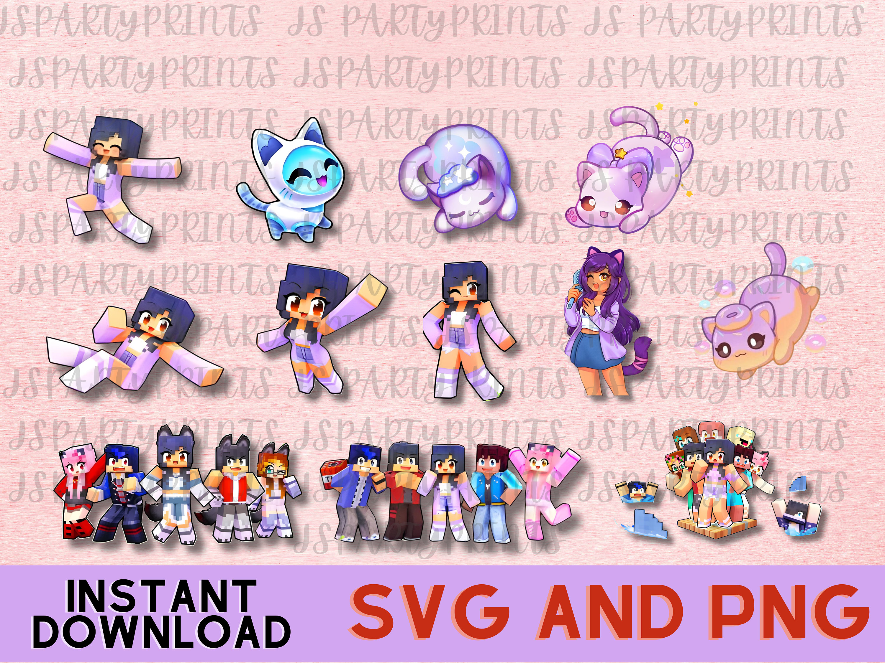 Printable Aphmau Png and Svg Clip Art With Transparent Background ...