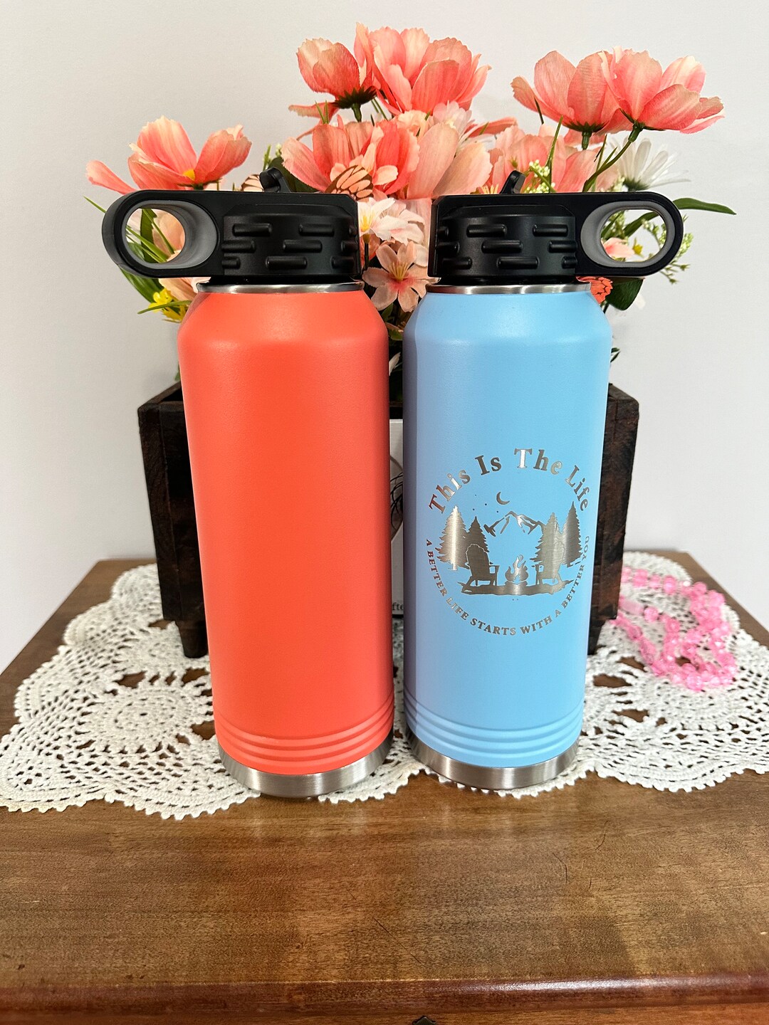 WATER BOTTLES 32 Ounce - Etsy
