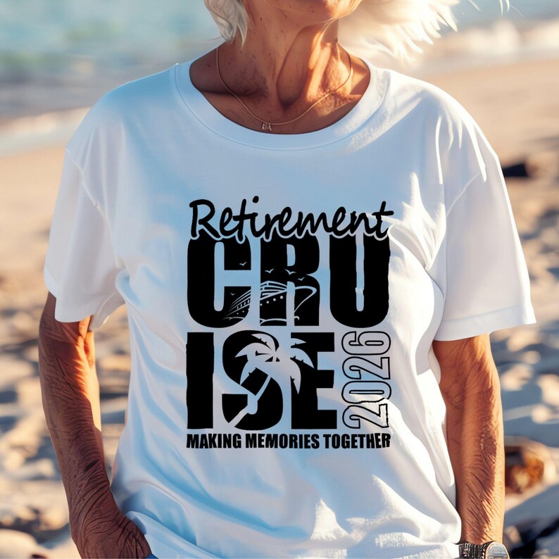 Retirement Cruise 2026 SVG: Couples Vacation Shirt Design (digital ...