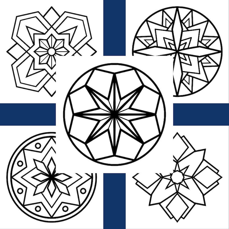 Bold and Easy Mandalas Coloring Pages: Mindful Art for Kids, Teens ...