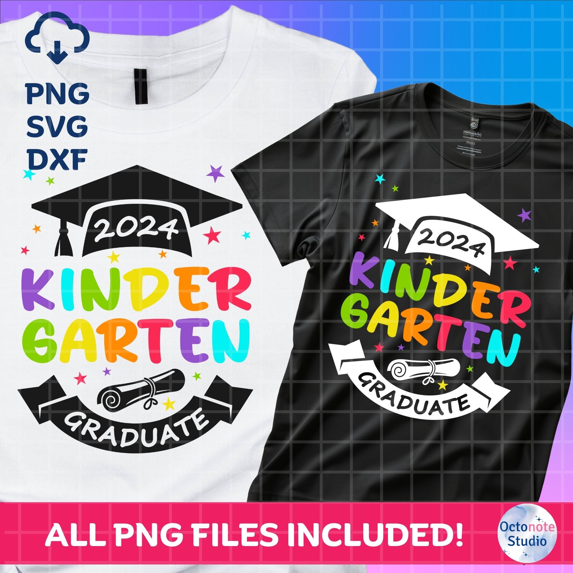 Kindergarten Graduate 2024 SVG, Kinder Graduate 2024 SVG, Kindergarten ...
