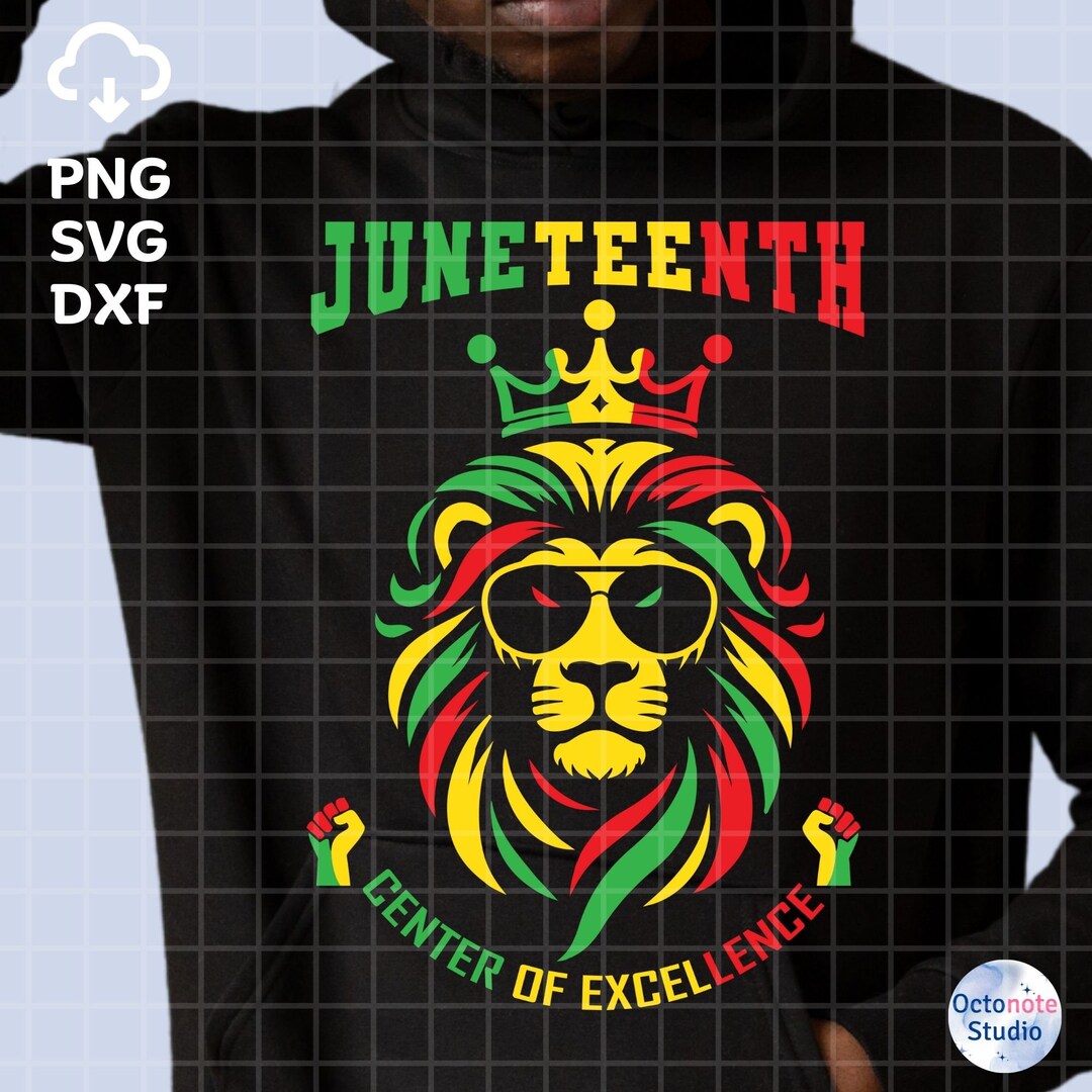 Juneteenth svg, Centro de Excelencia svg, Libertad americana negra ...