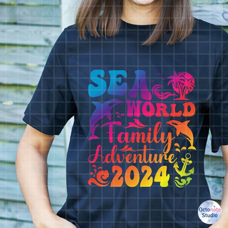 Sea World Family Adventure 2024 Svg Png, Seaworld Adventure Svg, Family ...