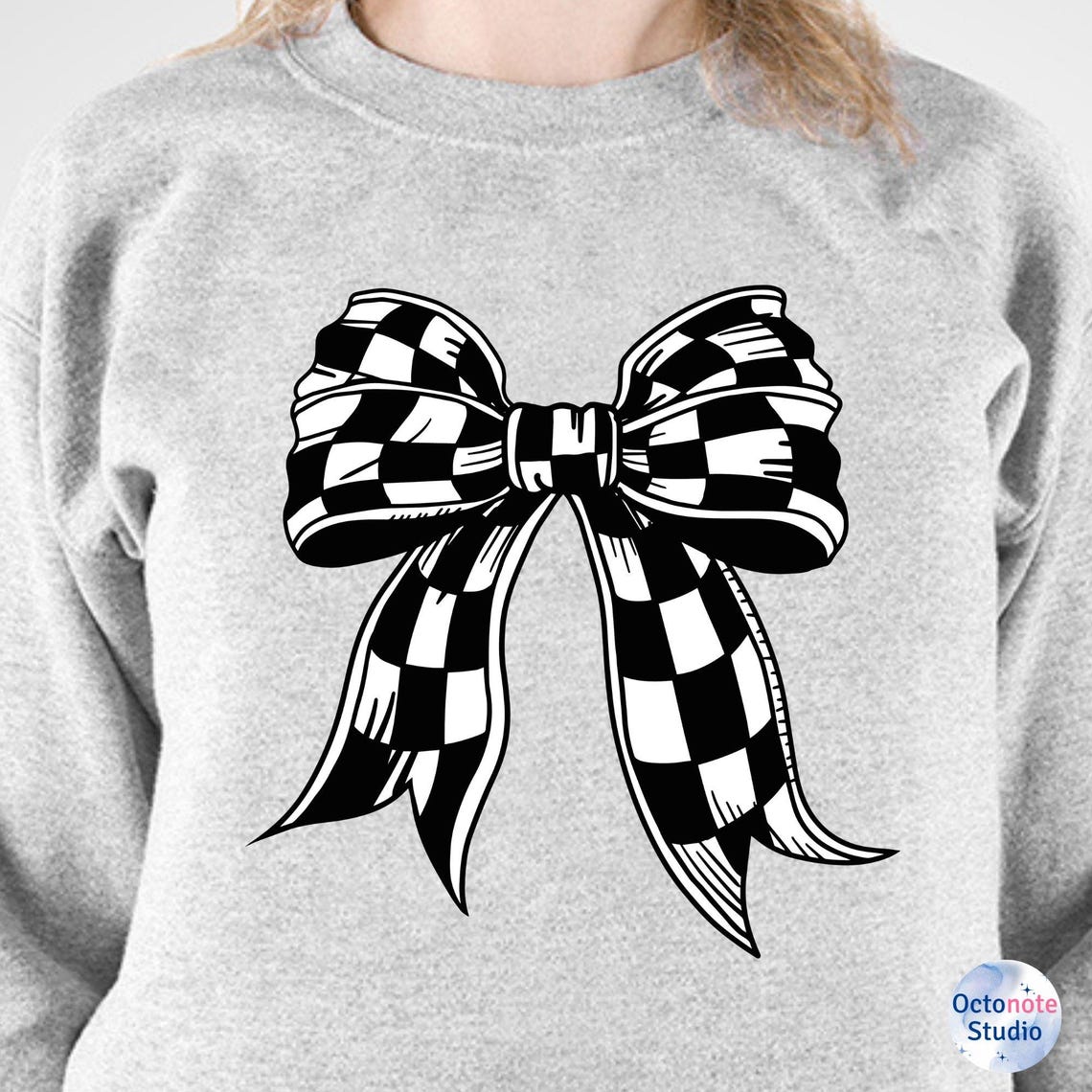Checkered Race Day Bow: SVG, PNG, DXF (digital Download) - Etsy