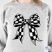 Checkered Race Day Bow: SVG, PNG, DXF (digital Download) - Etsy