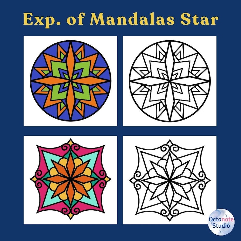 Bold and Easy Mandalas Coloring Pages: Mindful Art for Kids, Teens ...