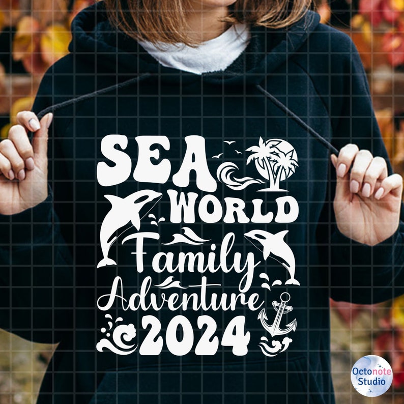 Sea World Family Adventure 2024 Svg Png, Seaworld Adventure Svg, Family ...