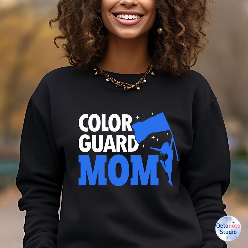 Color Guard Mom SVG PNG: Marching Band Shirt Design (digital File) - Etsy