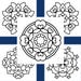 Bold and Easy Mandalas Coloring Pages: Mindful Art for Kids, Teens ...