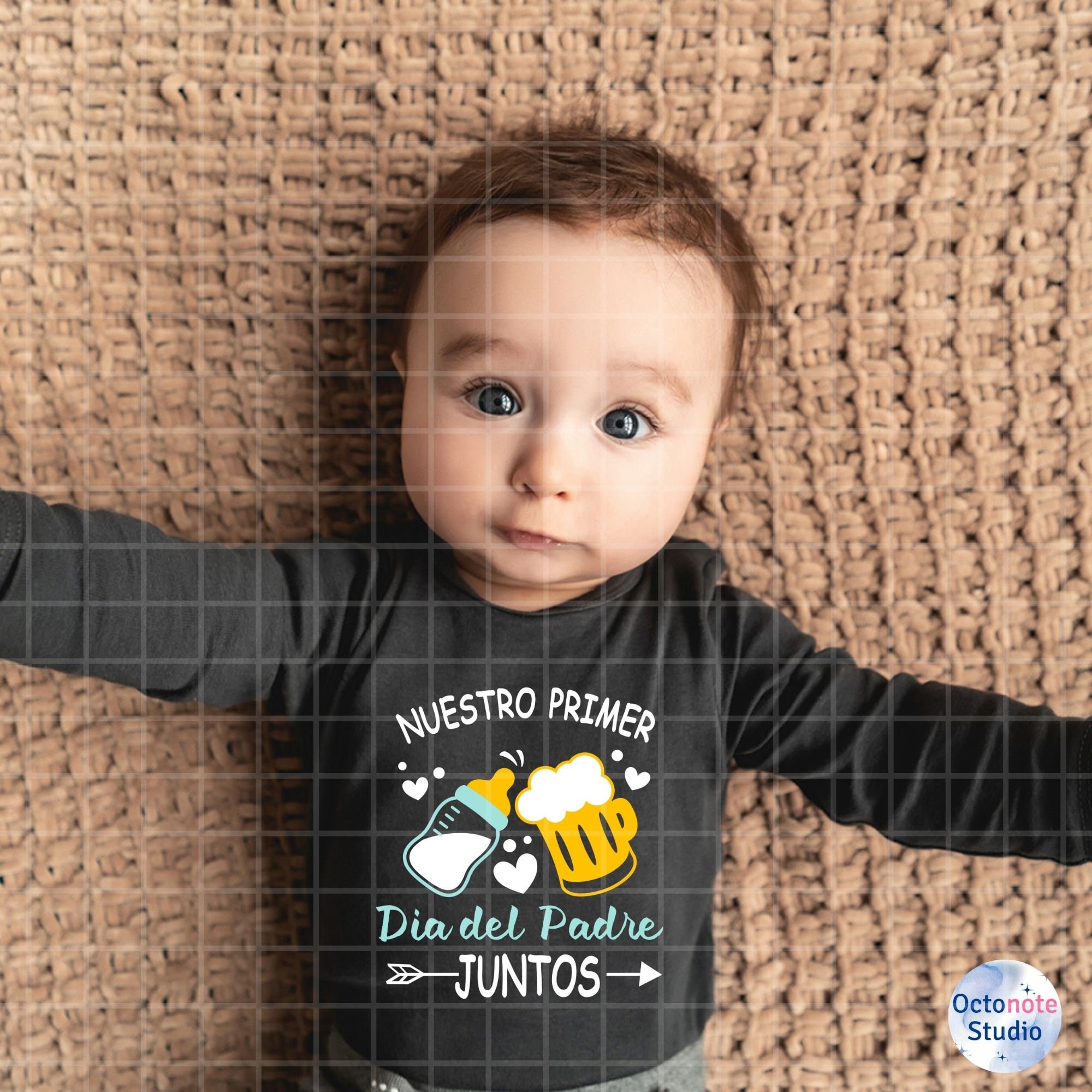 Nuestro Primer Dia Del Padre SVG, First Fathers Day Spanish SVG, Feliz ...