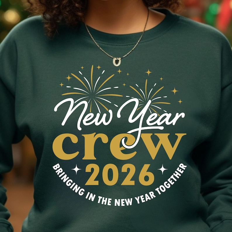 New Year Crew 2026 SVG, Fireworks PNG (digital Download) - Etsy