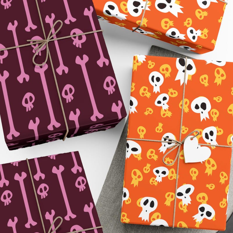 Spooky Wrapping Paper - Etsy