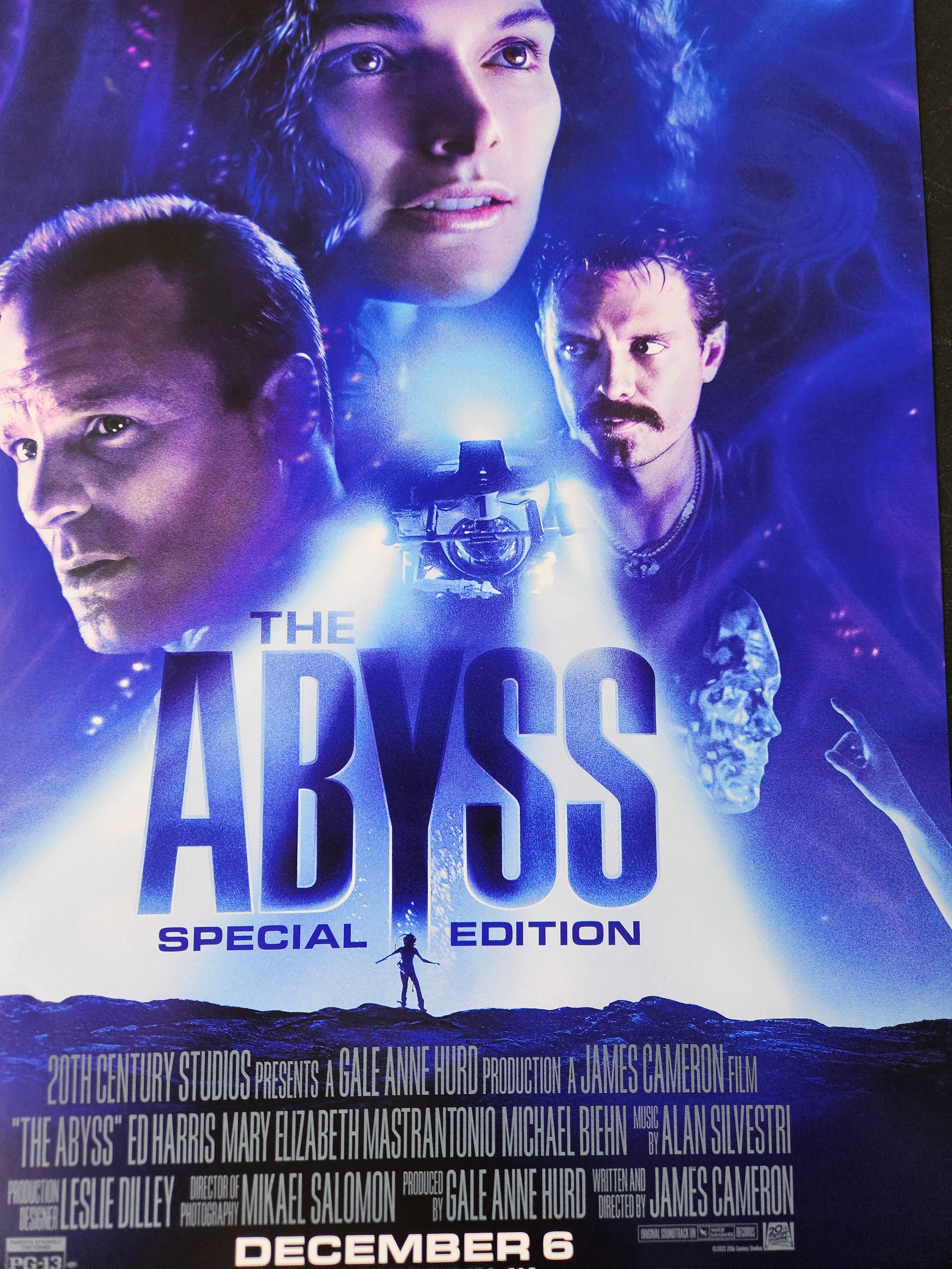 The Abyss 4K Special Edition Theater Print 2023 James Cameron Limited Release 1713 Inch Poster ...