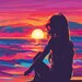 Colourful Sunset Artwork. Digital Download - Etsy