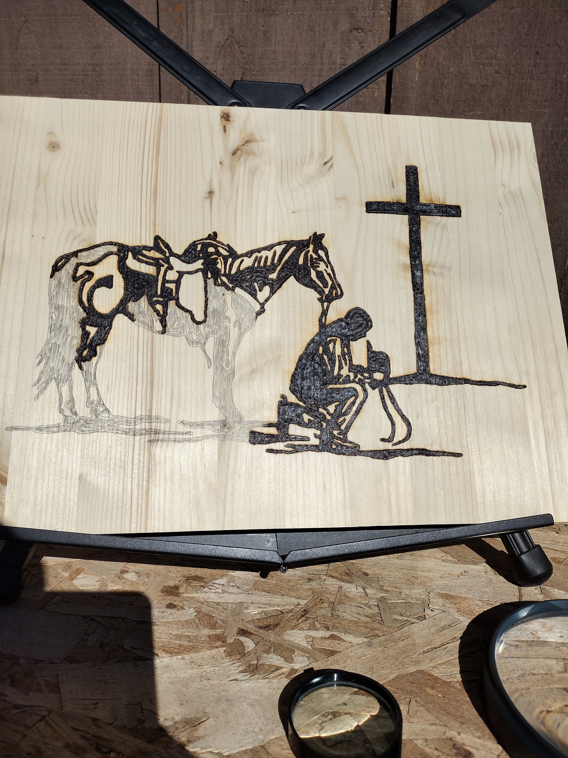 Praying Cowboy - Etsy
