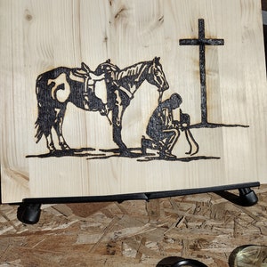 Praying Cowboy - Etsy