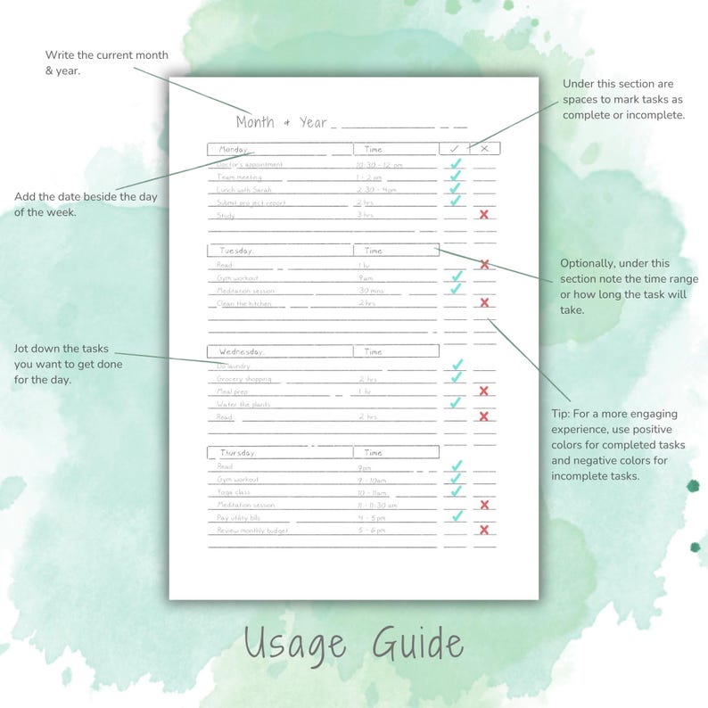 2026 Minimalist Planner Template Insert | Undated Weekly Goodnotes ...