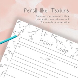 Secret Garden Atomic Habits Habit Loop Worksheet Self-improvement ...