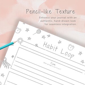 Kids Doodle Atomic Habits Worksheet | Habit Loop Worksheet ...