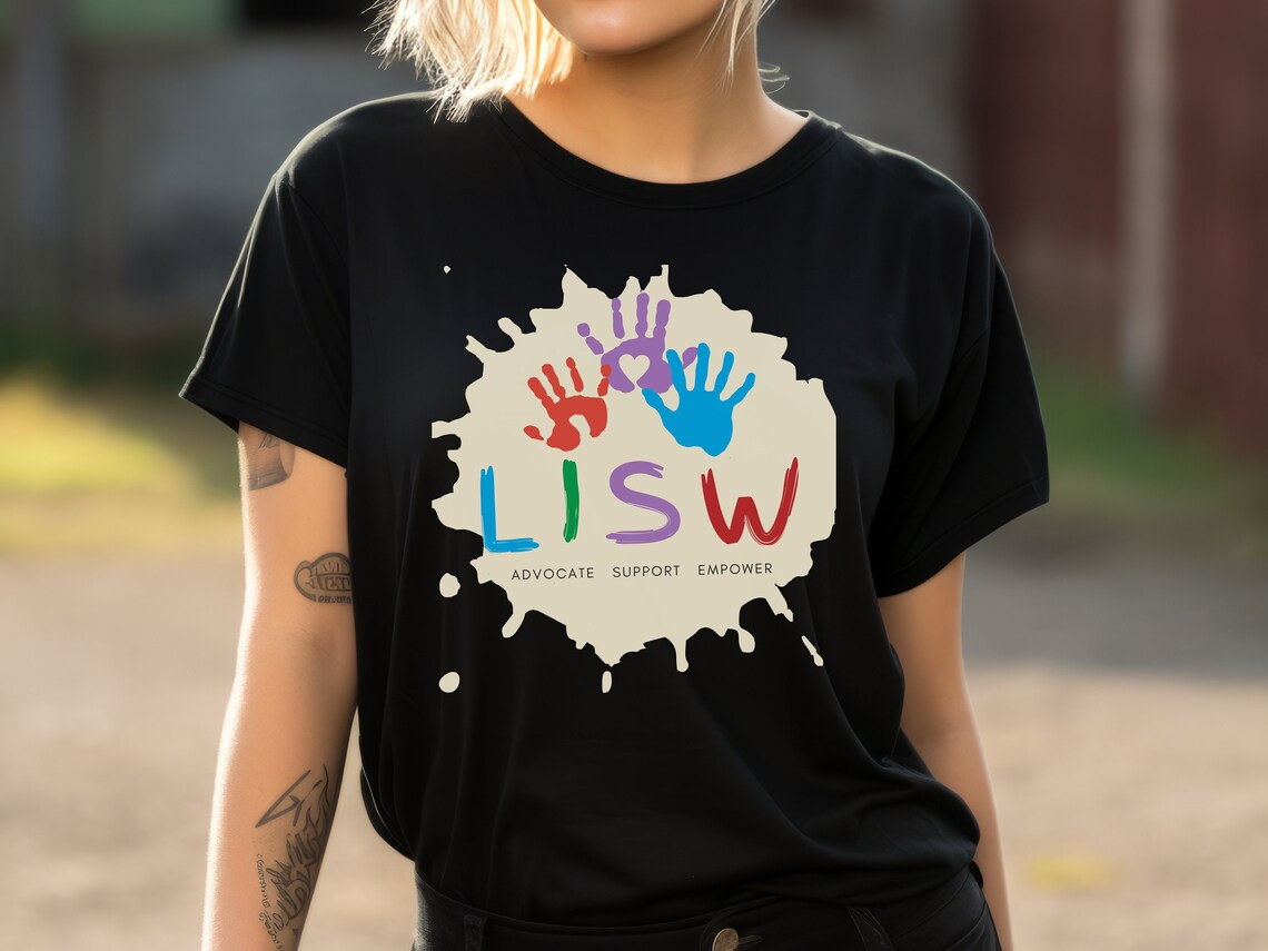 Handprint LISW Shirt Licensed Independent Social Worker Shirt LISW ...