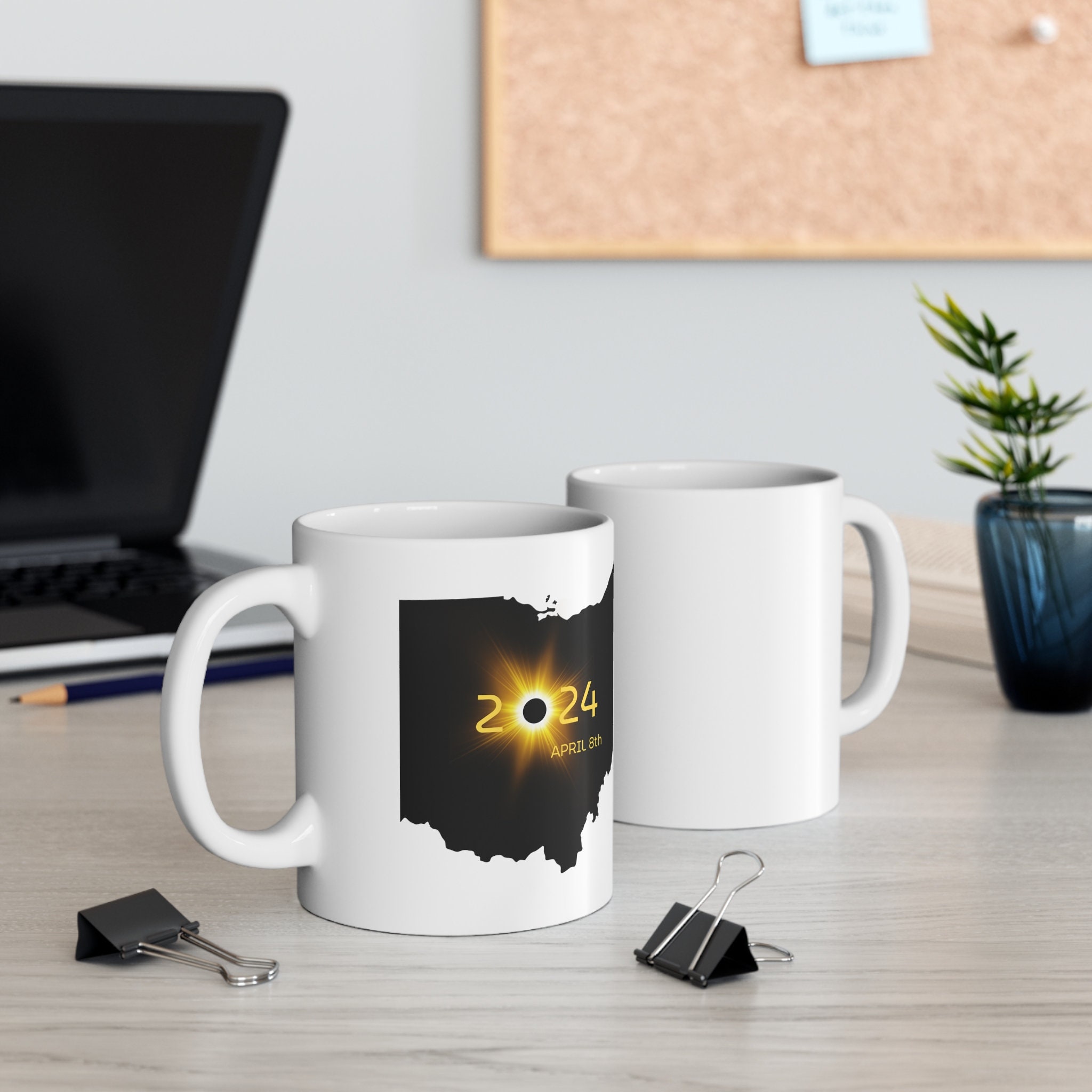 Ohio Solar Eclipse Mug 2024 Eclipse Cup 2024 Total Eclipse Coffee Cup ...