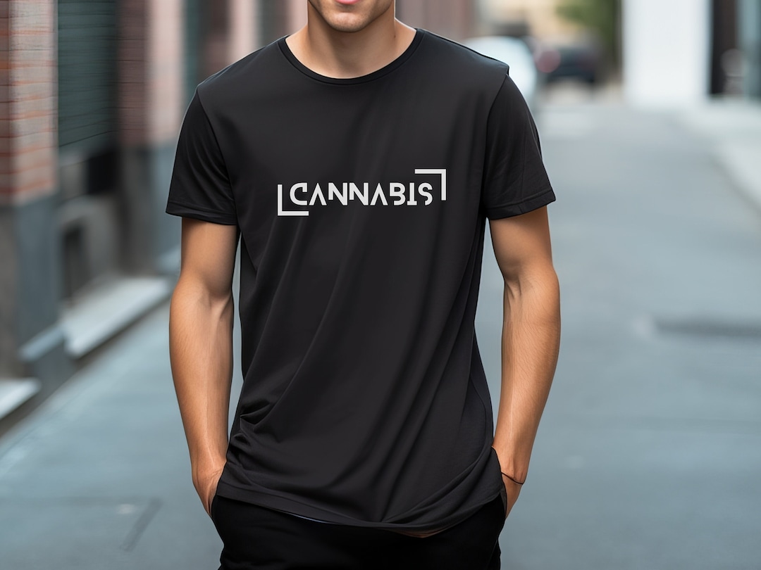 Cannabis Chic Tee Modern Marijuana T-shirt Subtle Stoner Shirt ...