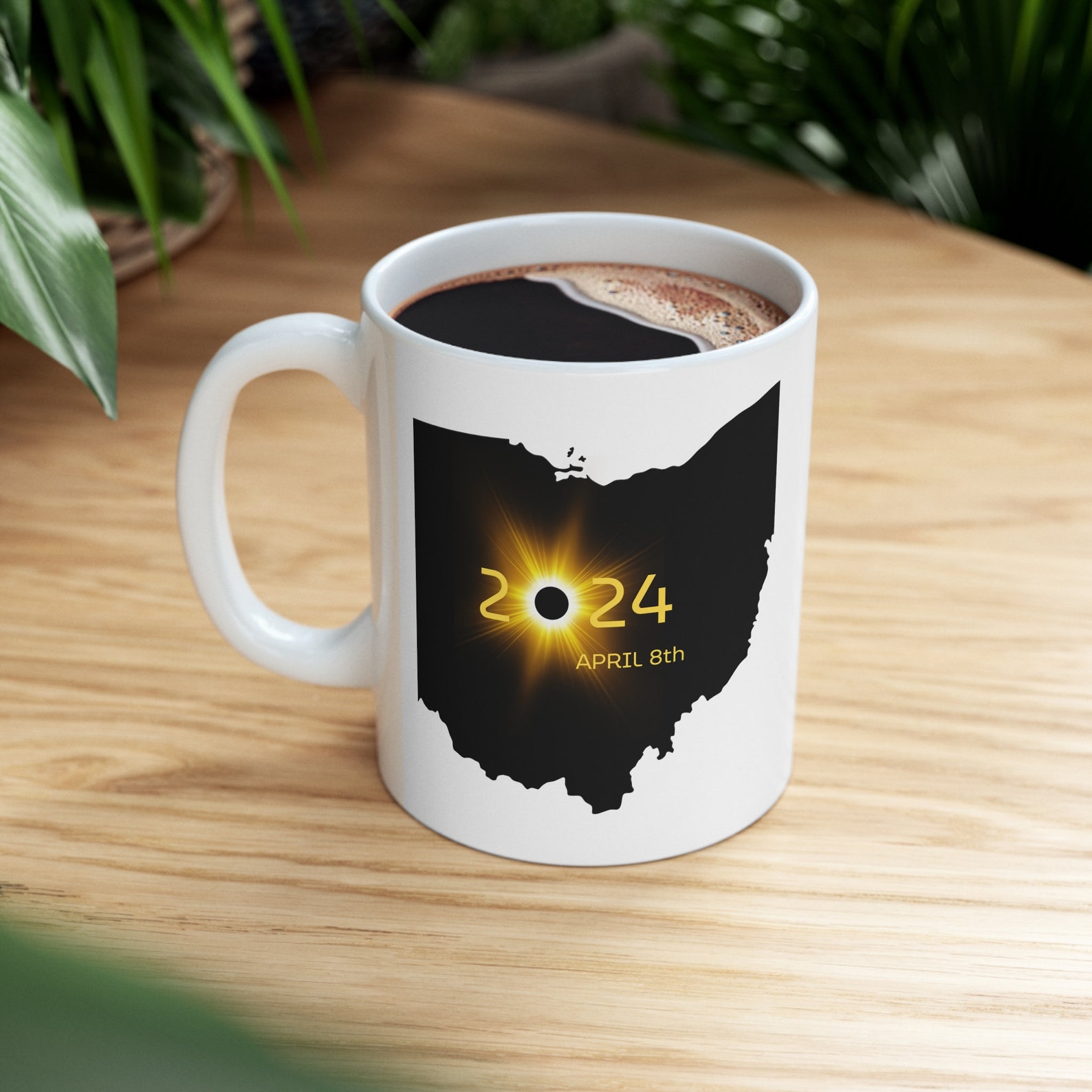 Ohio Solar Eclipse Mug 2024 Eclipse Cup 2024 Total Eclipse Coffee Cup ...