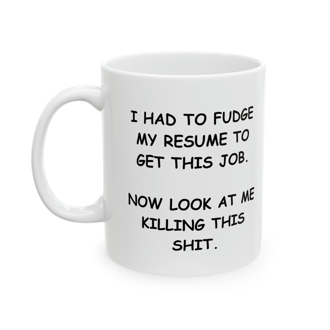 Killing This Shit Mug 11oz, Funny Office Mug Funny Gift for Him Mug ...