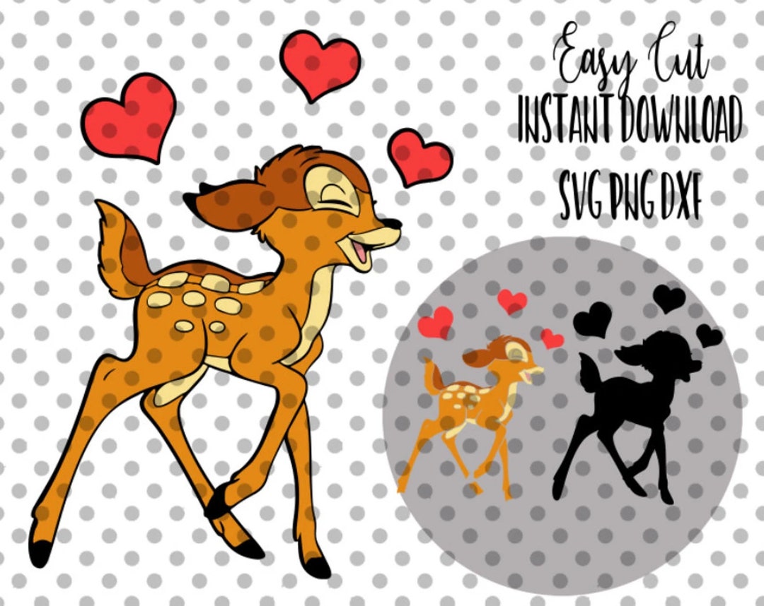 Heart Deer SVG & PNG Dxf Clipart Files Sublimation Digital - Etsy