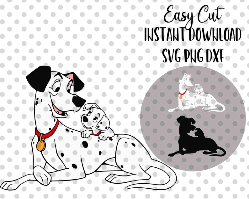 Father's Day Svg, Dalmation Svg, Dalmations Cutfiles: Svg, Dxf, Eps ...
