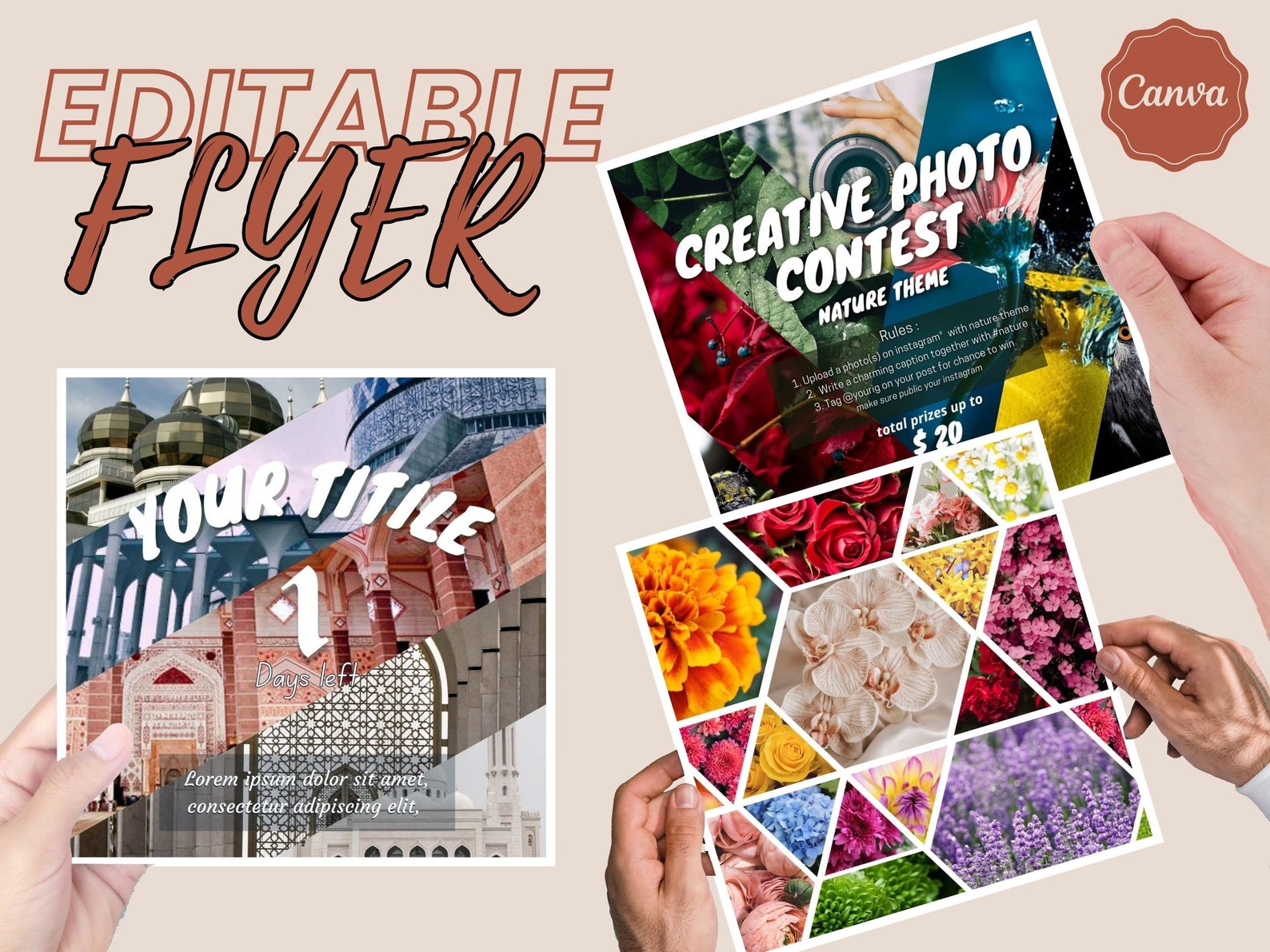 10 Photo Collage Canva Template Poster Collage Instagram Photo Collage ...