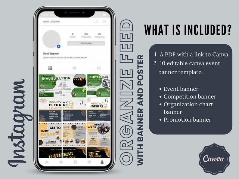 Editable Event Banner Templates: Social Media & Party Designs (canva ...