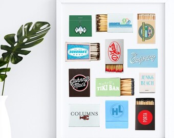 Jersey Shore Bars Matchbox Print - Etsy