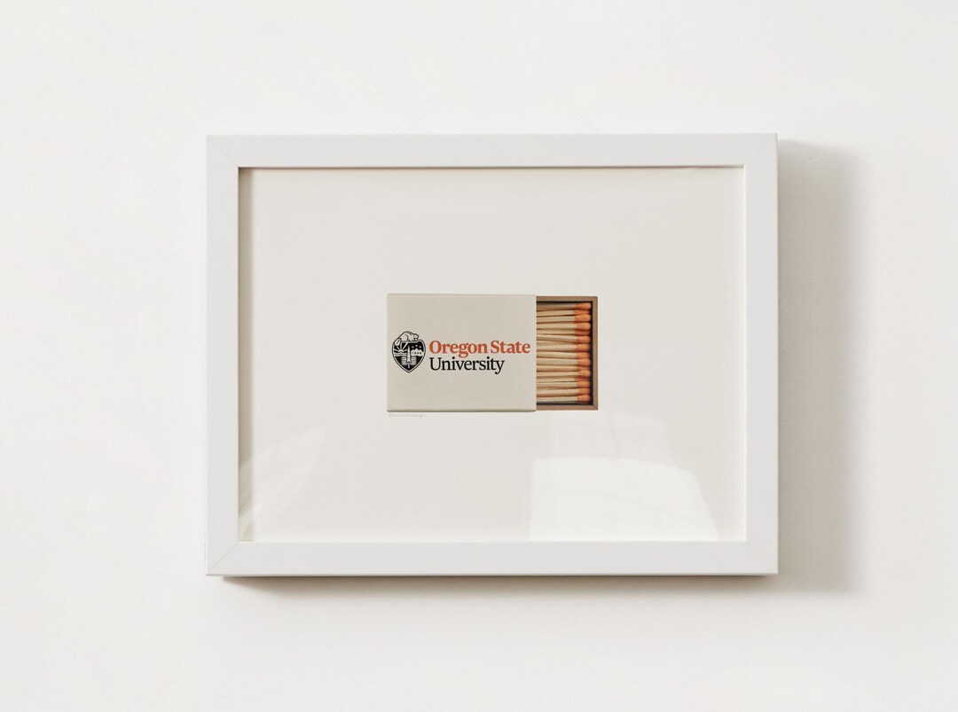 Oregon State University Matchbox Print; College Wall Art Print - Etsy
