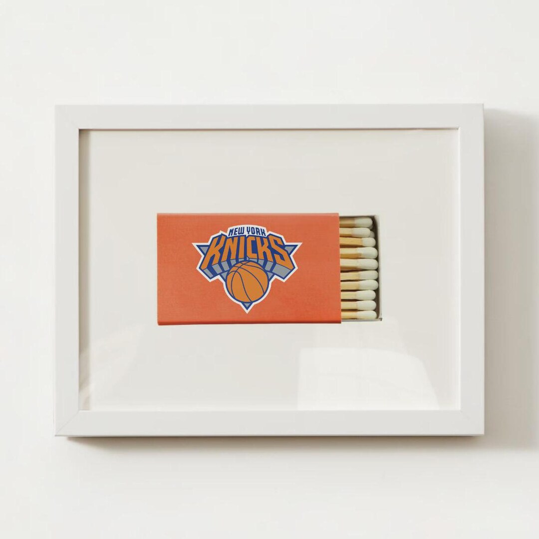 New York Knicks Matchbox Print; New York Football Sports Wall Art ...
