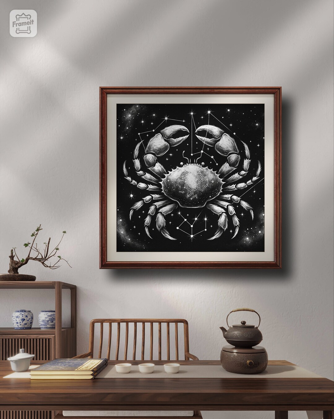 Cancer Astrological Sign Printable Digital Chart - Etsy