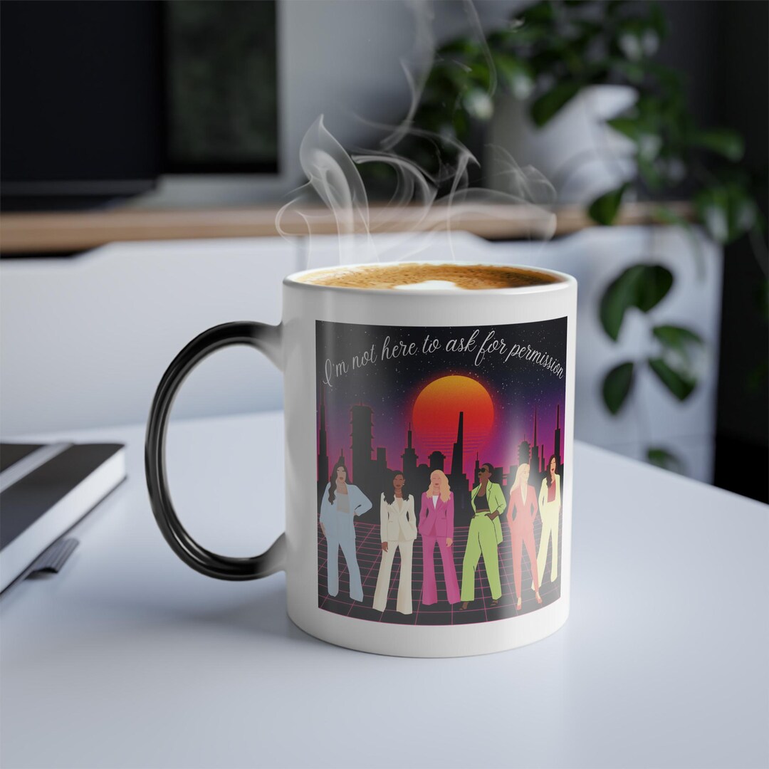 International Women's Day Mug,not Here for Questions,girl Power Cup ...