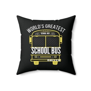 Gift for Bus Driver,pillow Gift,school Bus Driver Pillow,bus Driver ...