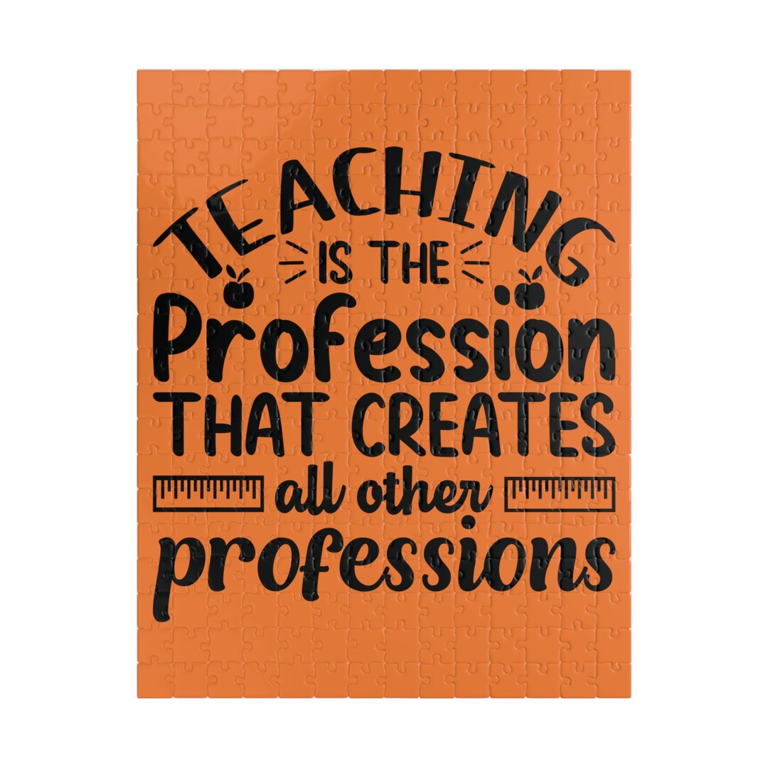 Teacher Appreciation Puzzle, Best Teacher Gift, Teacher Puzzle, Teacher ...