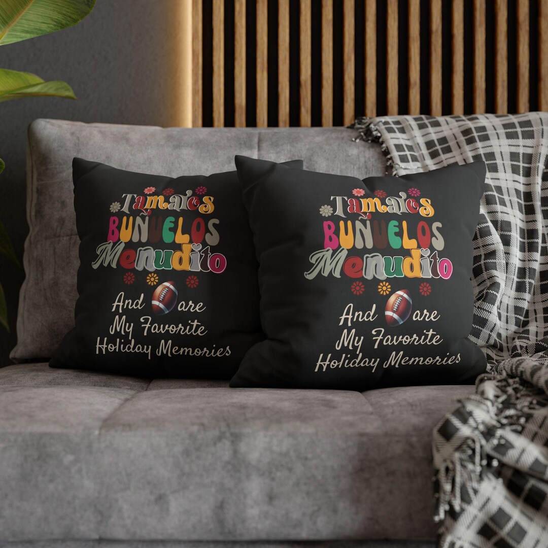 Tamales Bunuelos Menudito and Football Hispanic Holiday Memories Square ...