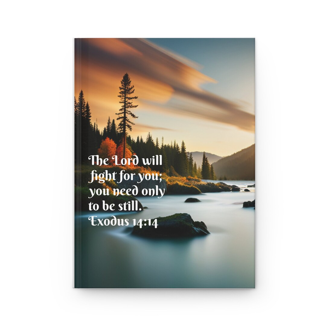 Exodus Scripture, Notebook, Christian Print, Diary, Matte Journal ...