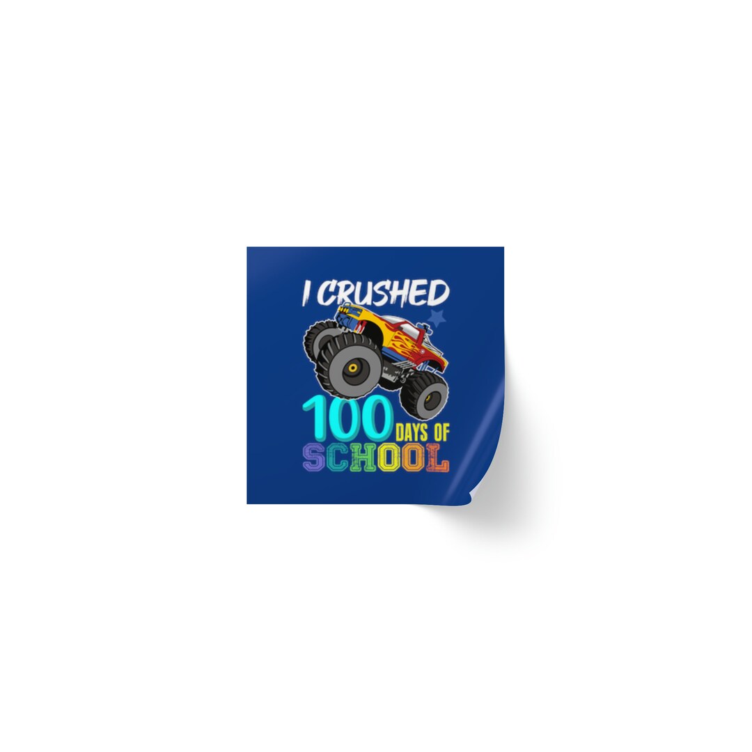 100 Days Square Sticker Label Rolls, Teacher Stickers, 100 Day Student ...